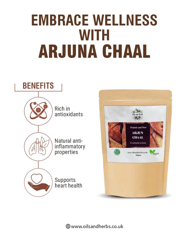 Organic Arjuna Chaal Powder - Terminalia Arjuna100% Pure