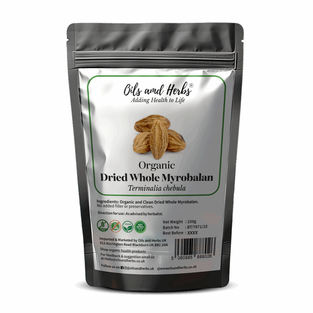Dried Myrobalan aka Terminalia chebula - Oils and Herbs UK