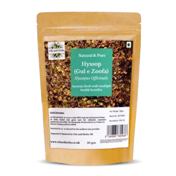 Natural Hyssop Herbs- Gul E Zoofa - Hyssopus officinalis-100% Pure and ...