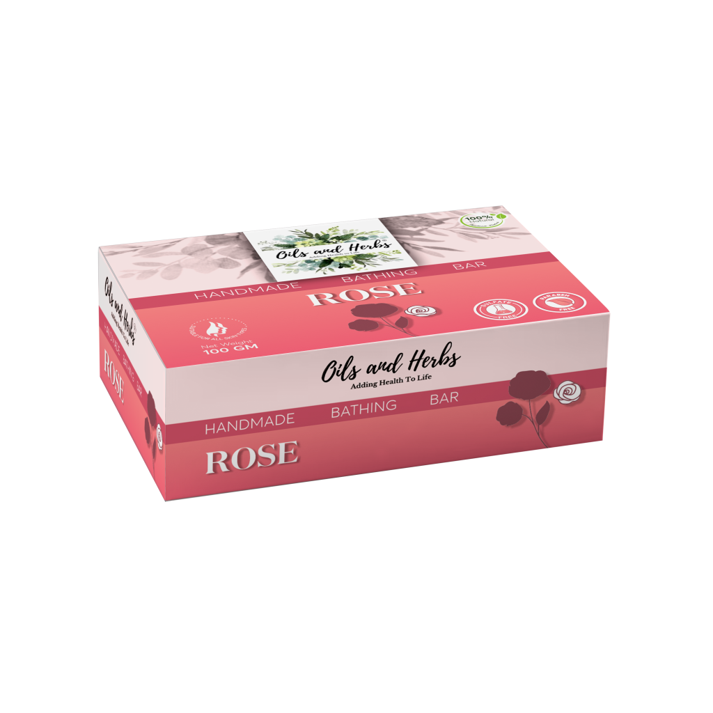 Buy Rose Soap Handmade by Herbalist Online in UK - Oils and Herbs