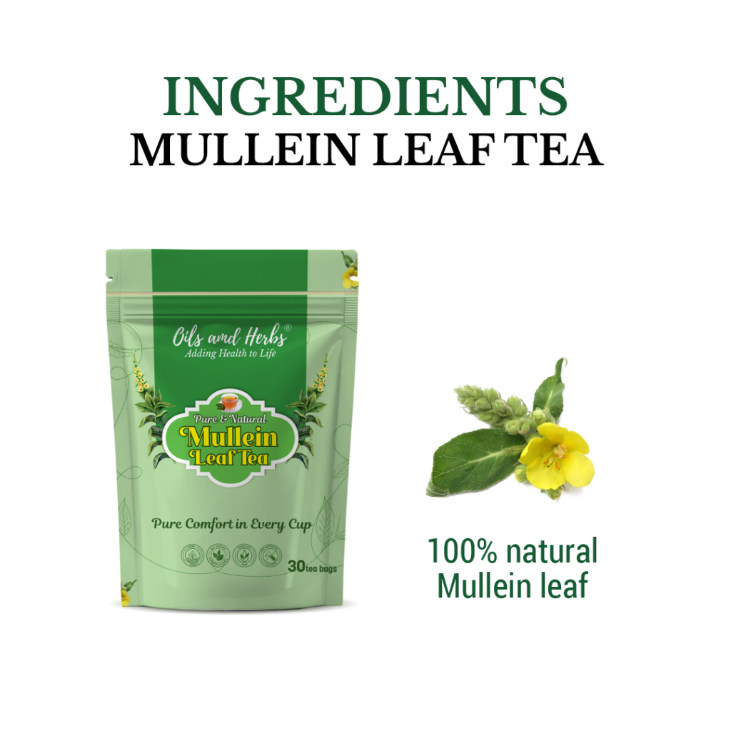Mullein Leaf Tea – Pure & Natural Herbal Infusion - Oils and Herbs UK